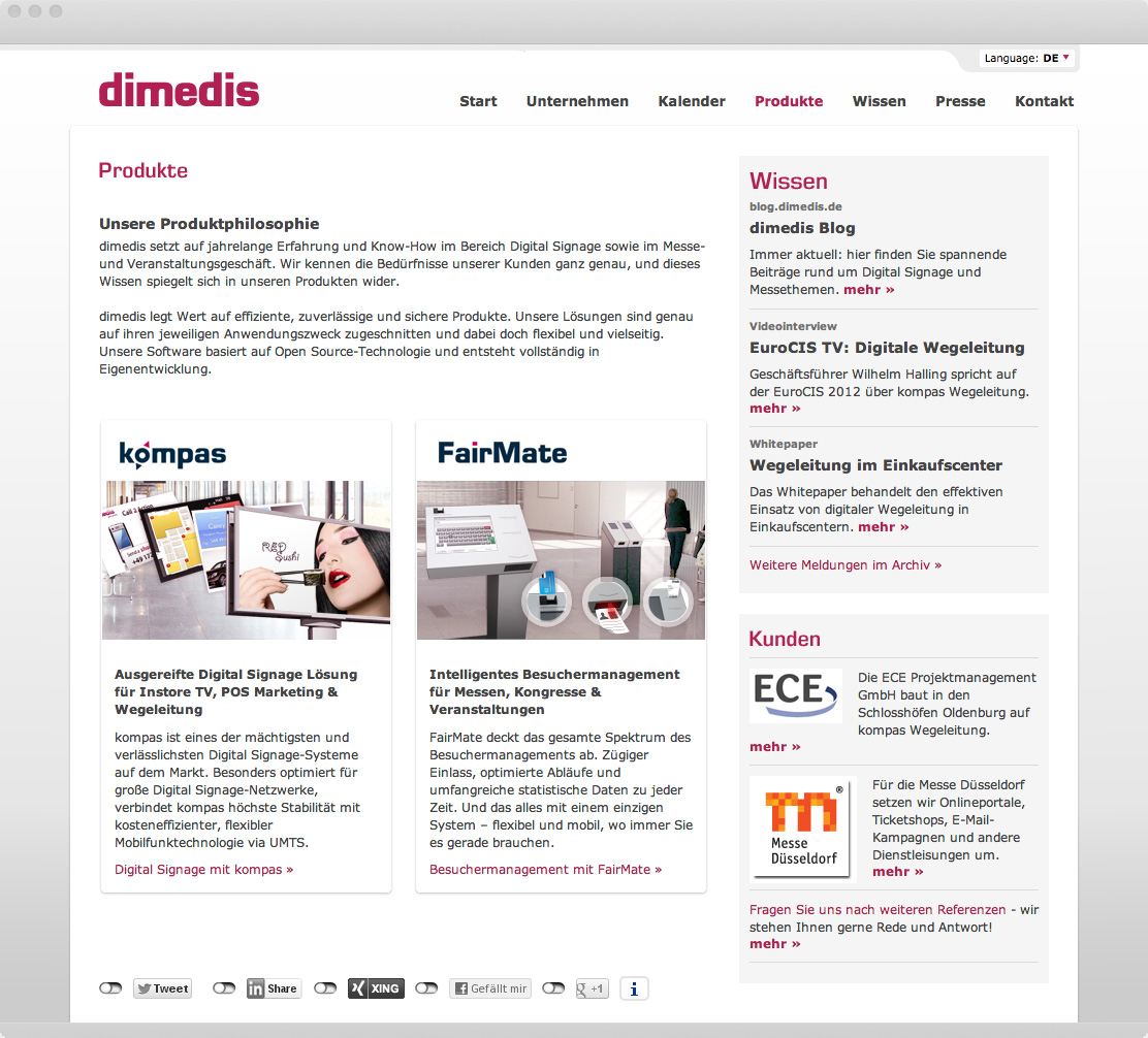 kompas-software.de | red element - Agentur für digitale Medien GmbH
