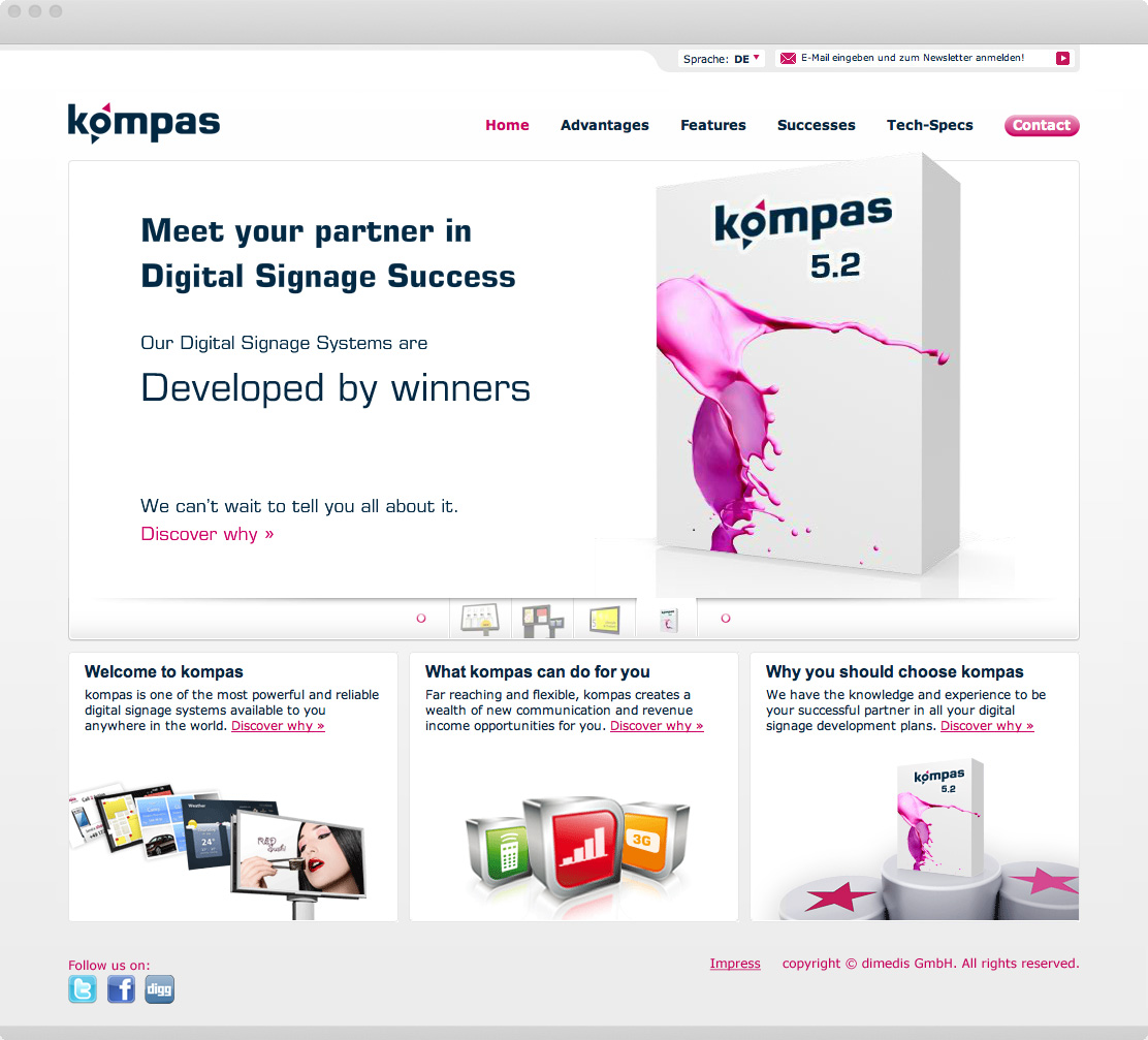 kompas-software.de | red element - Agentur für digitale Medien GmbH